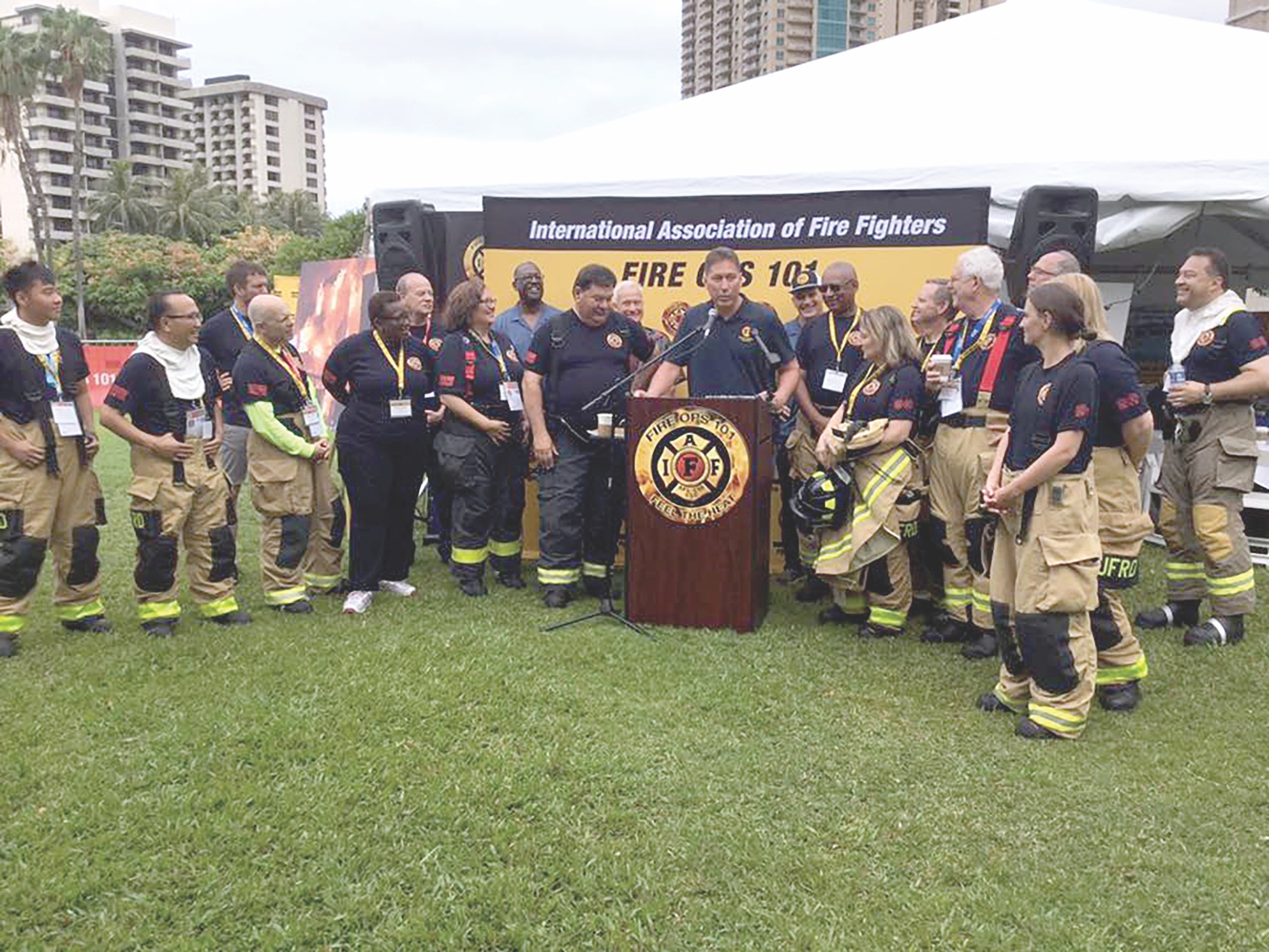 Mayors, Elected Leaders Participate in FIRE OPS 101 - IAFF