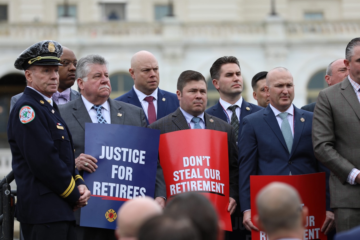 Fire fighters, police rally for Social Security fix - IAFF