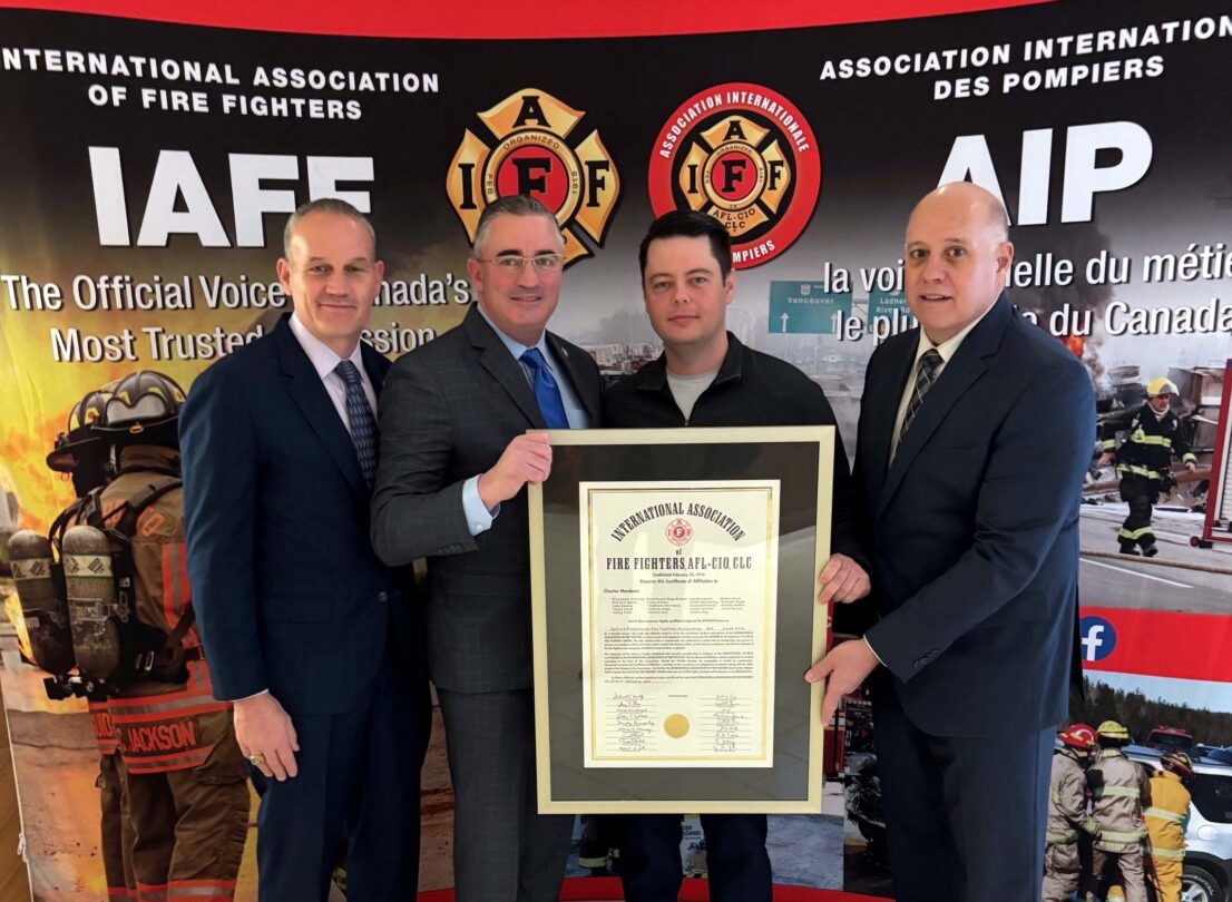 IAFF Elected Officers Sworn In - IAFF