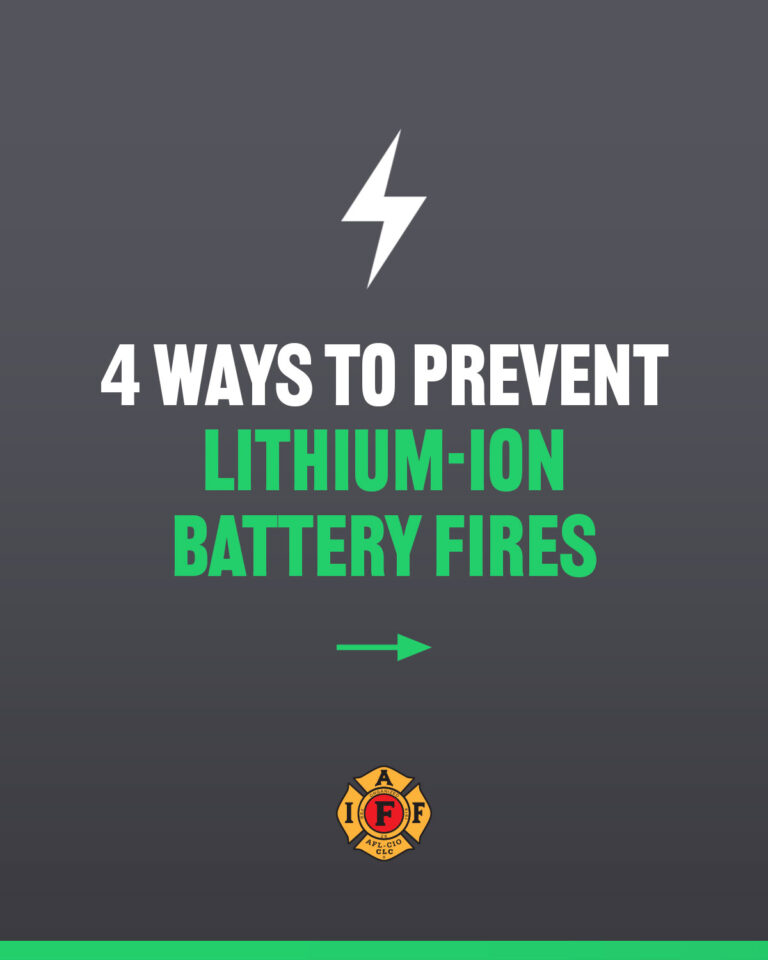 Lithium Ion Battery Fires - IAFF