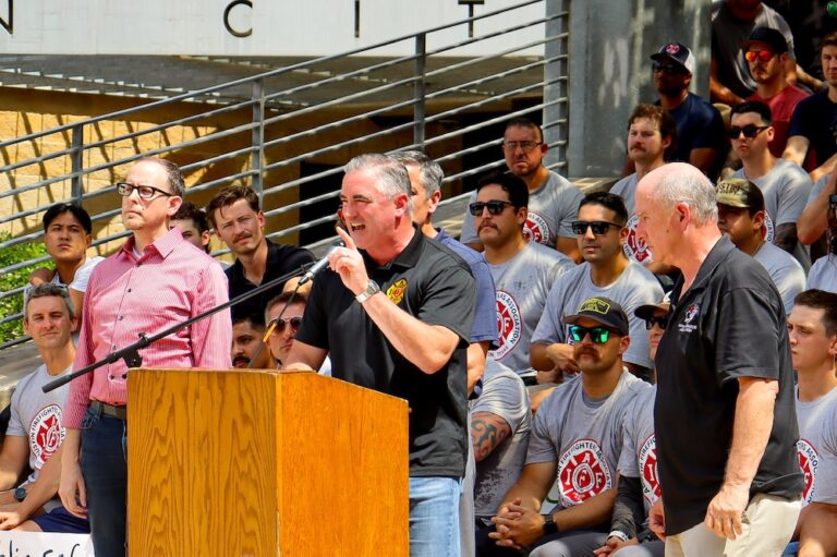 Hundreds rally in Austin to slam proposal cutting safe staffing - IAFF