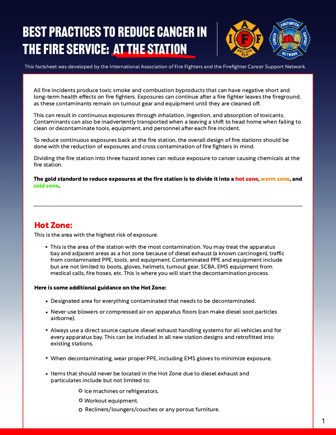 Fire Fighter Cancer Awareness Month - IAFF