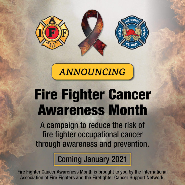 January Is Fire Fighter Cancer Awareness Month - IAFF