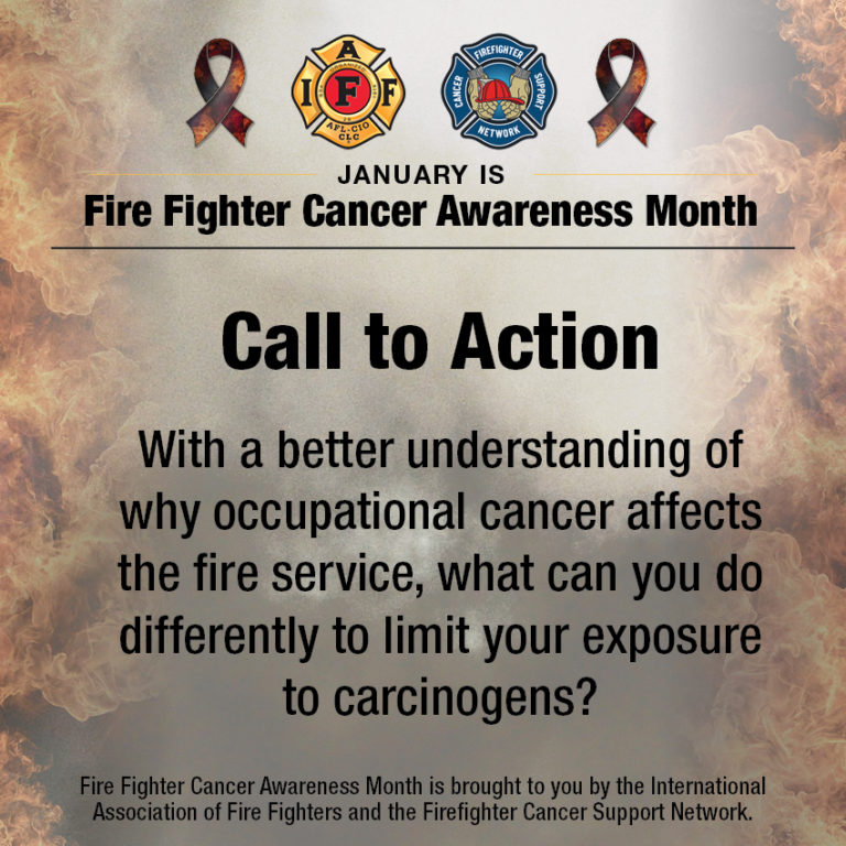 Fire Fighter Cancer Awareness Month - IAFF