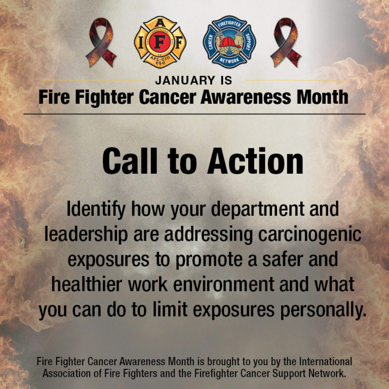 Fire Fighter Cancer Awareness Month - IAFF