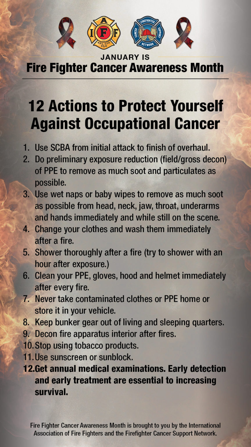 Fire Fighter Cancer Awareness Month - IAFF