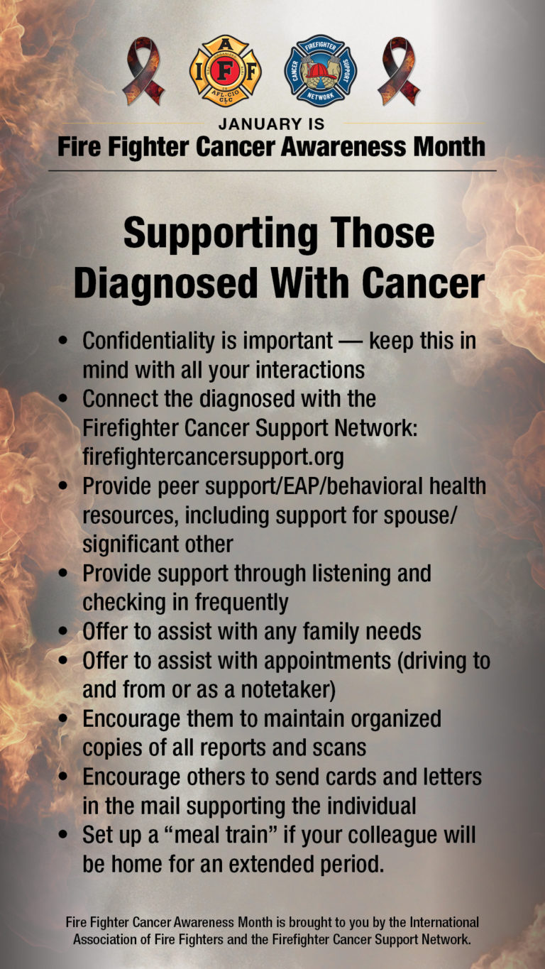 Fire Fighter Cancer Awareness Month - IAFF