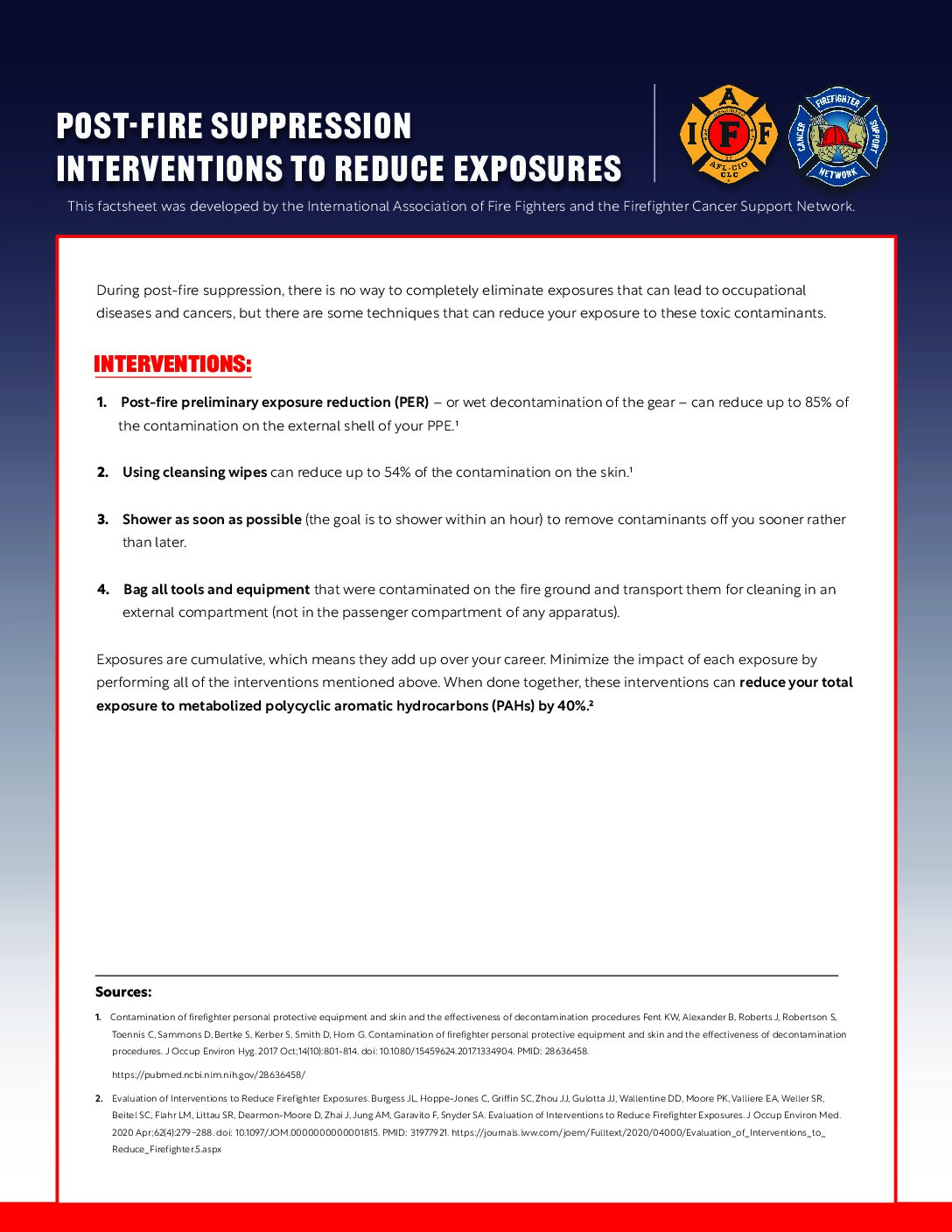 Fire Fighter Cancer Awareness Month - IAFF