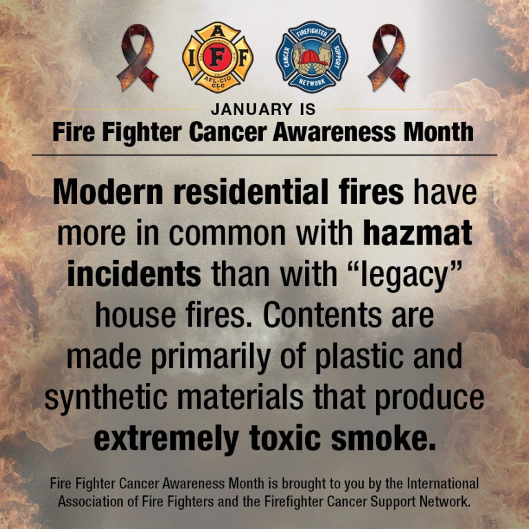 Fire Fighter Cancer Awareness Month - IAFF