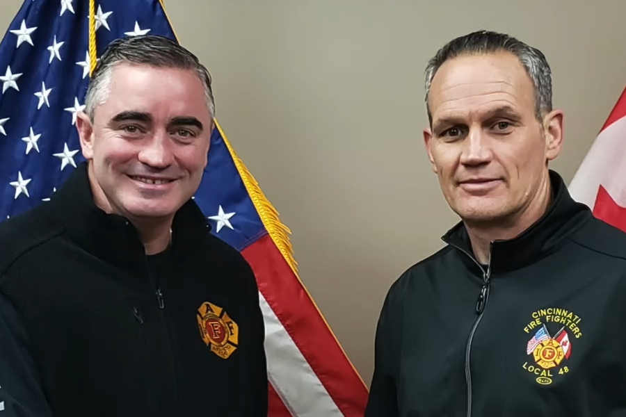 Ed Kelly, Frank Líma Take Office - IAFF