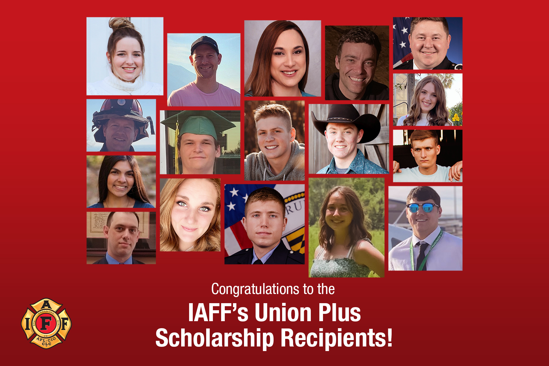 Union Plus awards 17 scholarships to IAFF members, their spouses, and children - IAFF