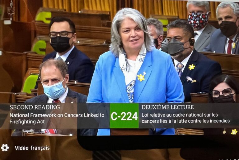 Canadian parliament enacts historic fire fighter cancer legislation - IAFF