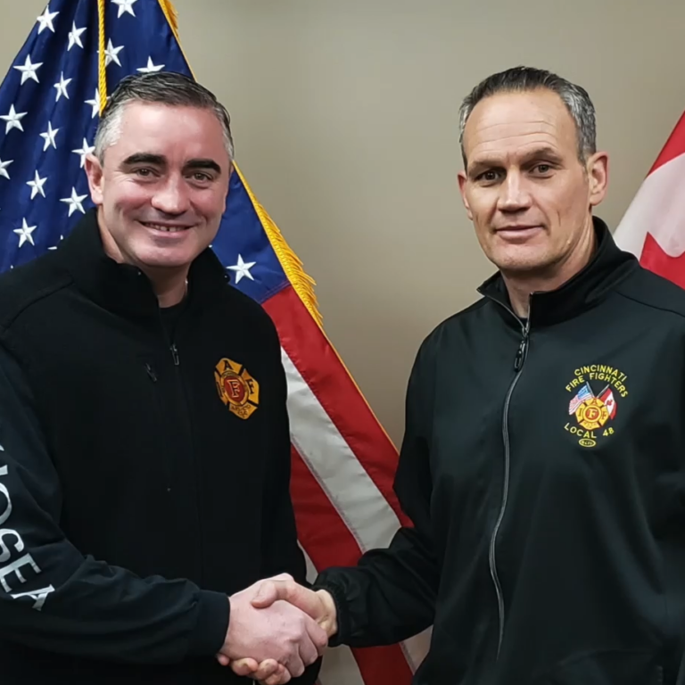 Ed Kelly, Frank Líma Take Office - IAFF