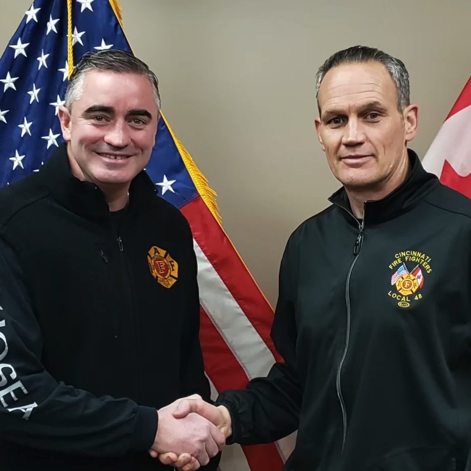 Ed Kelly, Frank Líma Take Office - IAFF